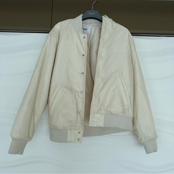 Aritzia | Jackets & Coats | Aritzia Tna Bomber Stadium Jacket | Poshmark